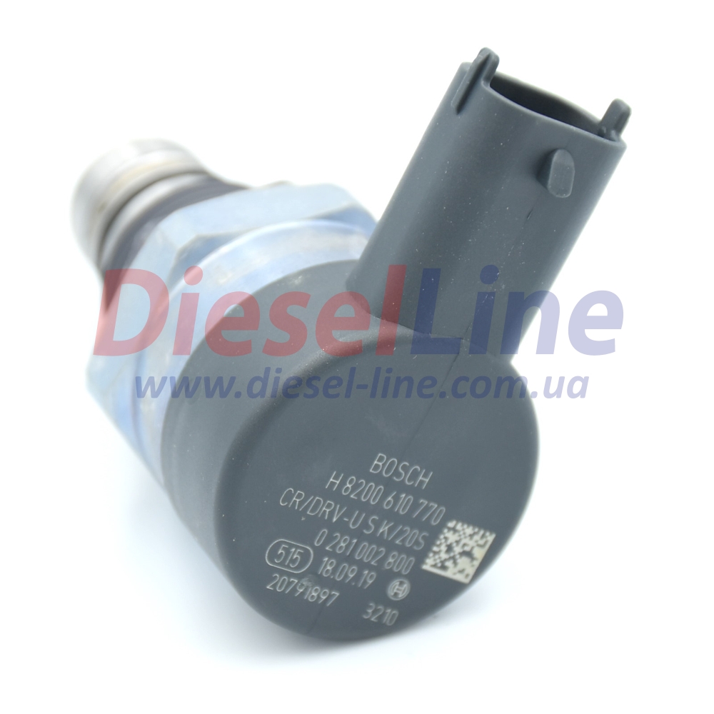 0 281 002 800 (0281002800) | Редукційний клапан Renault, Nissan 2.0 D